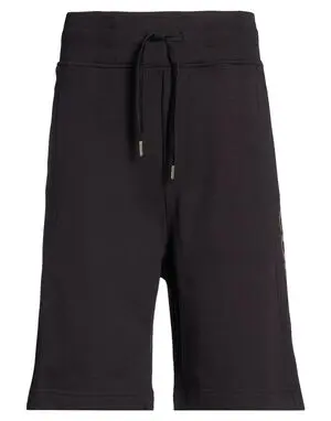Versace Cotton French Terry Athletic Shorts - Black