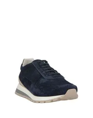 Brunello Cucinelli Leather Sneakers - Navy