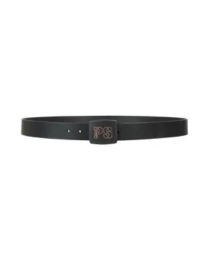 PLEIN SPORT Leather Belt With Buckle Fastening