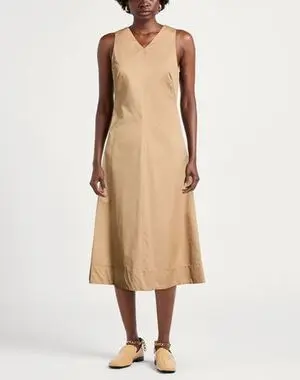 KAOS Cotton Midi Flared Dress