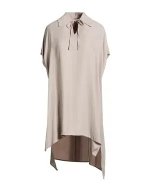 Masnada Cupro Asymmetrical Mini Dress