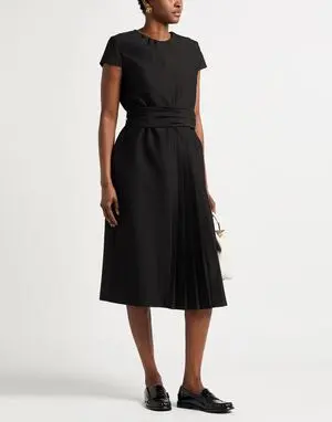 Thom Browne Midi Dress In Wool And Silk
