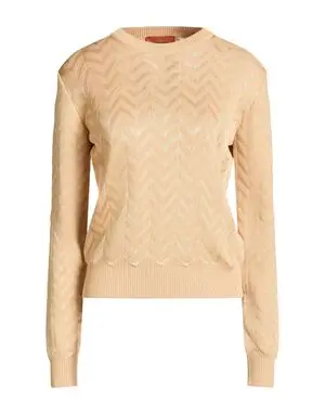Missoni Crewneck Long Sleeve Sweater - Beige