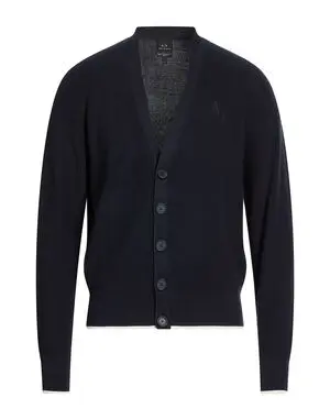Armani Exchange Cotton Cardigan - Blue