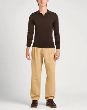 BERNA Knitted V-neck Cotton Sweater