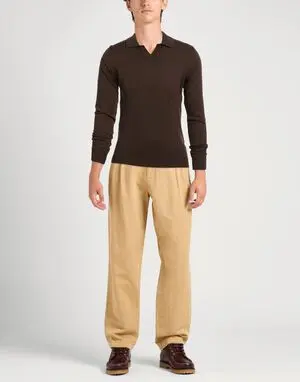 BERNA Knitted V-neck Cotton Sweater