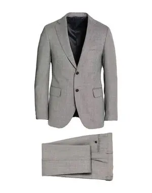 TOMBOLINI Suit Size Wool, Viscose, Polyester - Black