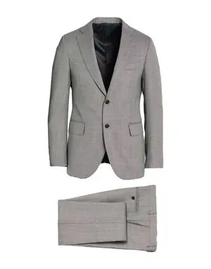 TOMBOLINI Suit Size Wool, Viscose, Polyester - Black