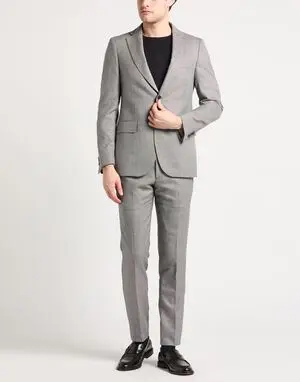 TOMBOLINI Suit Size Wool, Viscose, Polyester - Black