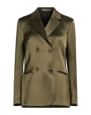 Officine Générale Double-breasted Satin Blazer
