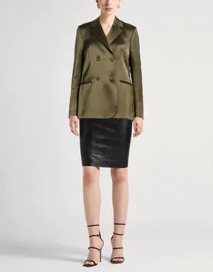 Officine Générale Double-breasted Satin Blazer