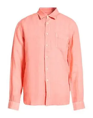120% Lino Shirt Size Linen - Red
