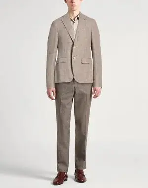 Caruso Blazer Size Linen, Wool - Beige