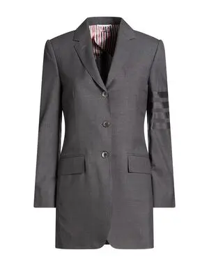 Thom Browne Wool Single-breasted Blazer - Grey