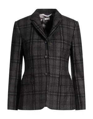 Thom Browne Single-breasted Flannel Blazer - Grey