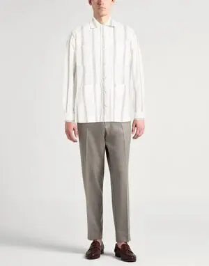 Brunello Cucinelli Cotton Jacquard Striped Overshirt