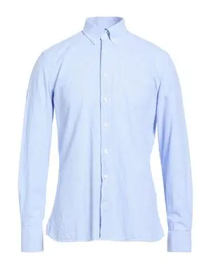HACKETT Shirt Size Cotton, Linen - Blue
