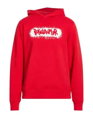 DISCLAIMER Hooded Sweatshirt With Logo - Red