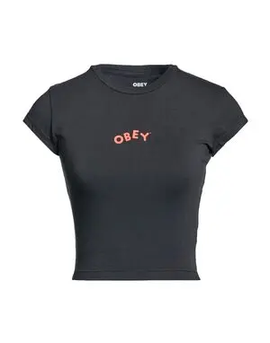 Obey Logo-print Jersey T-shirt