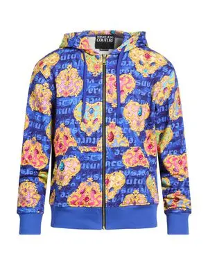 Versace Hooded Sweatshirt With Signature Print