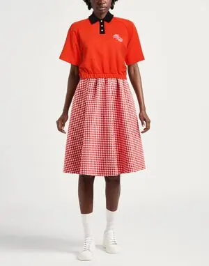 Karl Lagerfeld Cropped Short Sleeve Polo Shirt