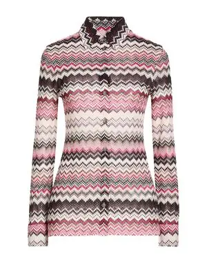 Missoni Polyamide & Elastane Long Sleeve Shirt - Pink