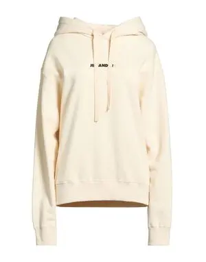 JIL SANDER Cotton Fleece Sweatshirt - Beige