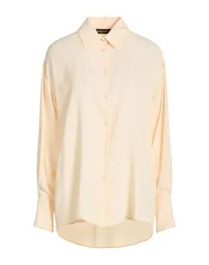 Fabiana Filippi Crepe Shirt With Crystal Appliqués - Orange