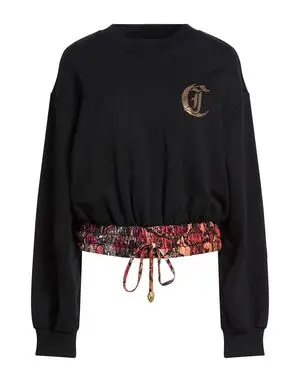 Just Cavalli Solid Color French Terry Sweatshirt