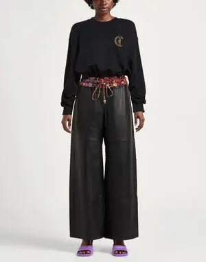 Just Cavalli Solid Color French Terry Sweatshirt