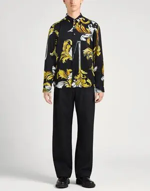 Versace Shirt Size Viscose - Black