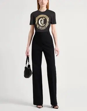 Just Cavalli Logo-print T-shirt - Black