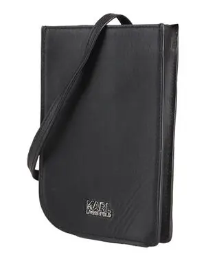 Karl Lagerfeld Mini Leather Cross-body Bag - Black