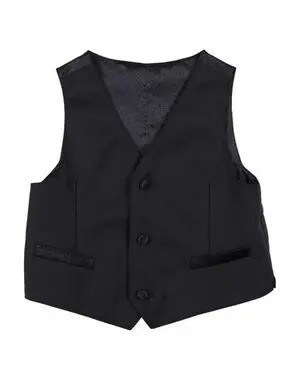 Dolce & Gabbana Virgin Wool Blend Tailored Vest - Blue