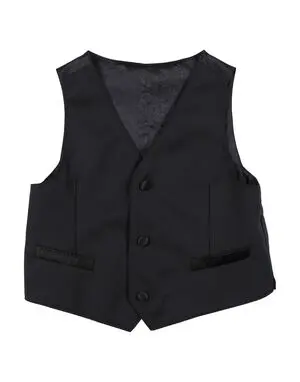 Dolce & Gabbana Virgin Wool Blend Tailored Vest - Blue