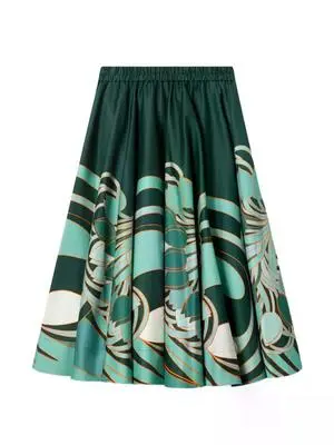 La DoubleJ Ballerina Midi Skirt - Green
