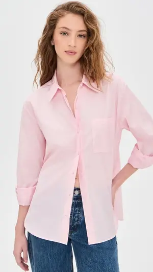 Rag & Bone Connie Button-down Shirt - Peony