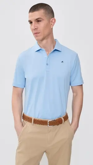 REDVANLY Alpine Polo Shirt - Mist