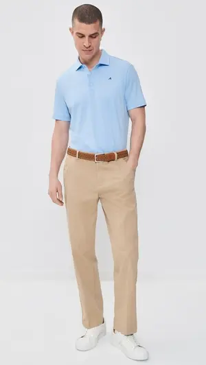 REDVANLY Alpine Polo Shirt - Mist