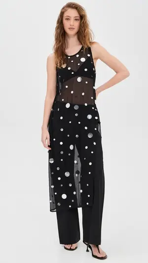 Chan Luu Sequin Embellished Tunic