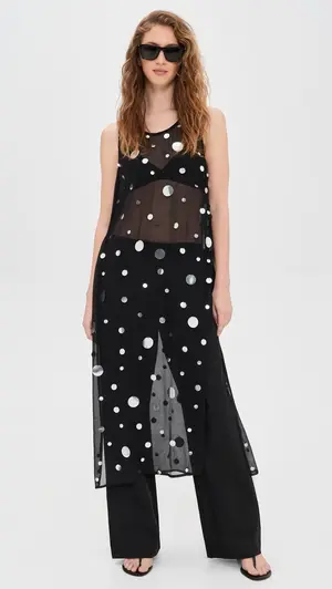 Chan Luu Sequin Embellished Tunic