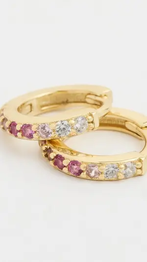 Shashi Ombre Huggie Earrings
