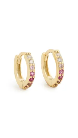 Shashi Ombre Huggie Earrings