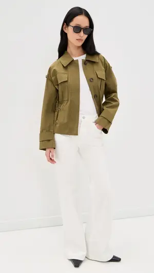 A.L.C. Maeve Twill Jacket - Hazel
