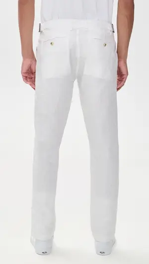 Onia Linen Trousers - White