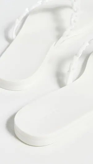 Tory Burch Gemini Link Jelly Sandals - Bianco