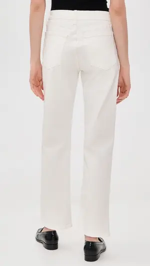 Madewell The Longline Straight Jeans - Tile White