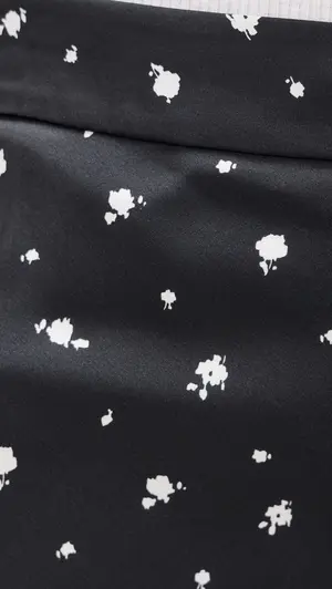 LEE MATHEWS Roxie Silk Printed Midi Skirt