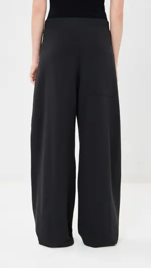 Tibi Lightweight Sweatshirting Winslow Pants - Black