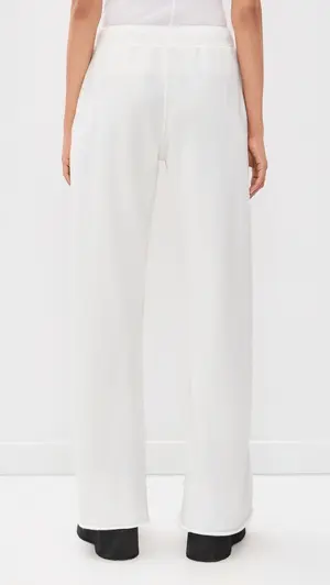 R13 Zippered Wide Leg Sweatpants